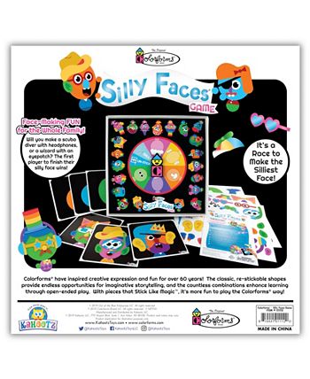 Colorforms Silly Faces Game - Macy's