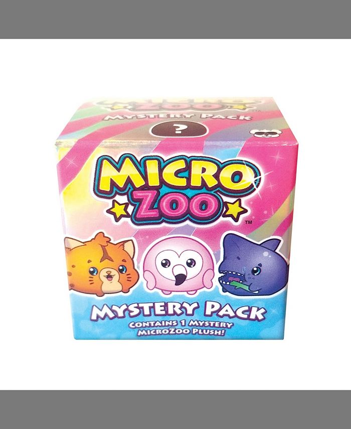 MicroZoo Micro Zoo - 10 Pack, Small Plush Collectible Stuffed Animals ...
