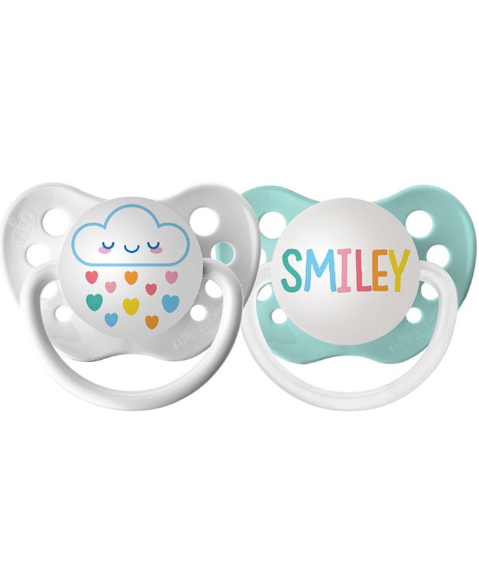 Ulubulu Rainbow Collection Rainbow Cloud and Smiley Pacifiers with ...