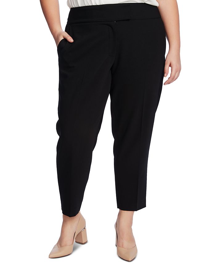 CeCe Plus Size Straight-Leg Pants - Macy's