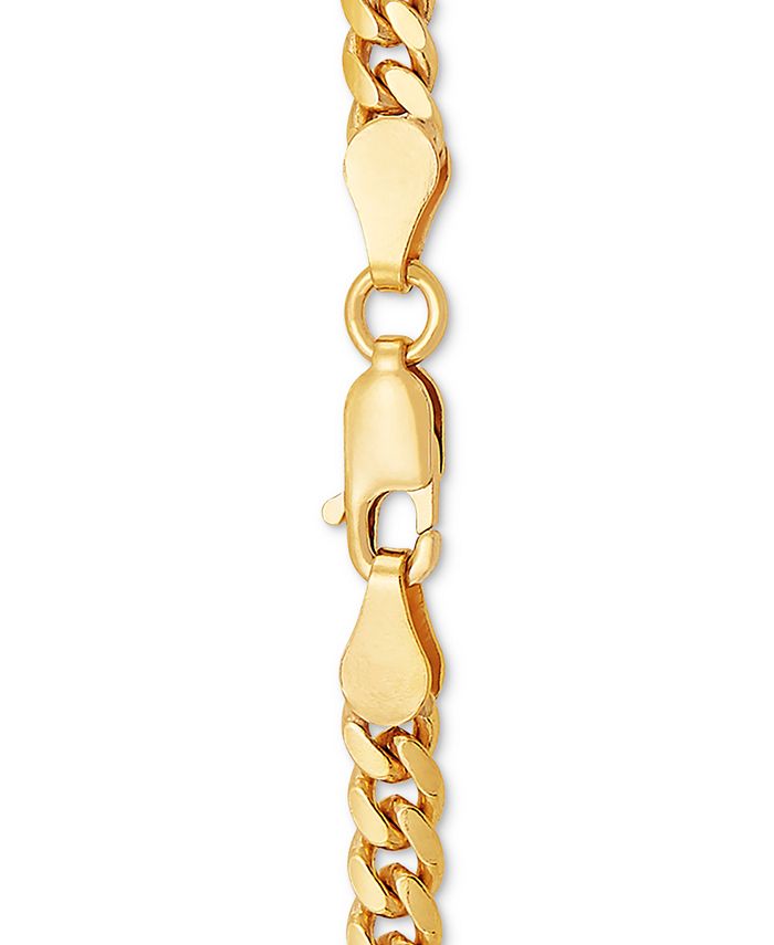 Giani Bernini Curb Link 18" Chain Necklace in Sterling Silver or 18k ...