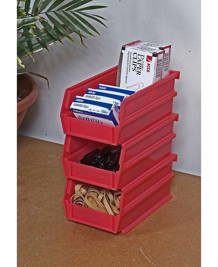 Triton Products Locbin Stacking, Hanging, Interlocking Bins, 24 Count ...