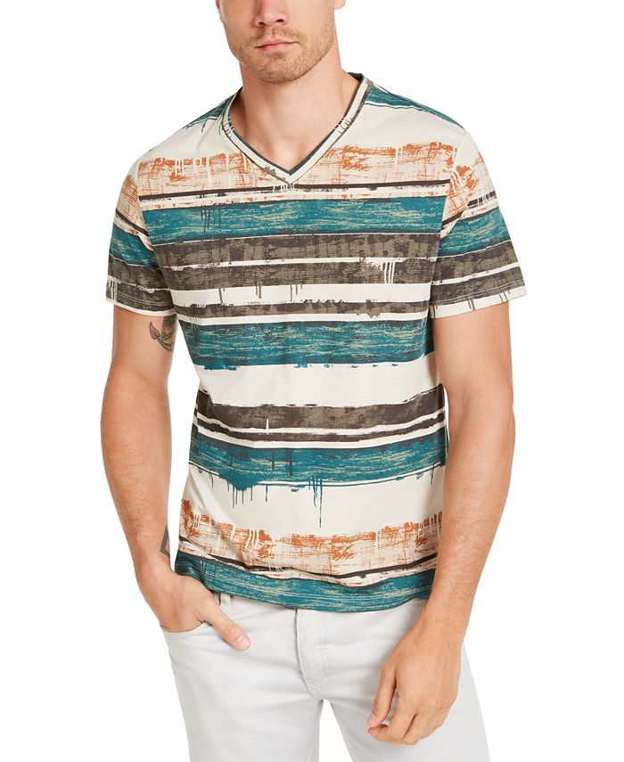 INC International Concepts I.N.C. Men's Visco Stripe T-Shirt, Created ...