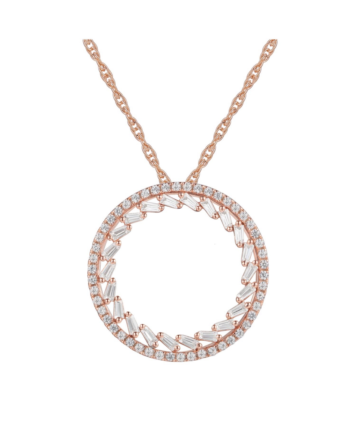 Click here for Round Diamond (1/2 ct. t.w.) Necklace in 14k White... prices