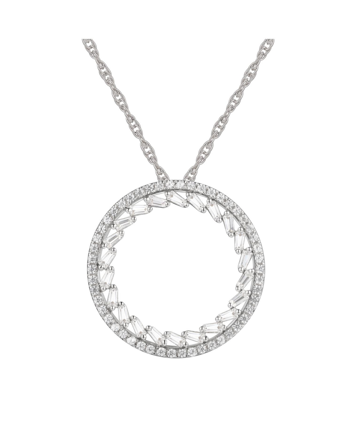 Click here for Round Diamond (1/2 ct. t.w.) Necklace in 14k White... prices
