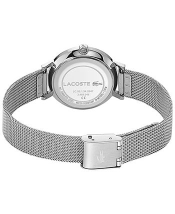 Lacoste Women's Moon Stainless Steel Mesh Bracelet Watch 28mm - Macy's