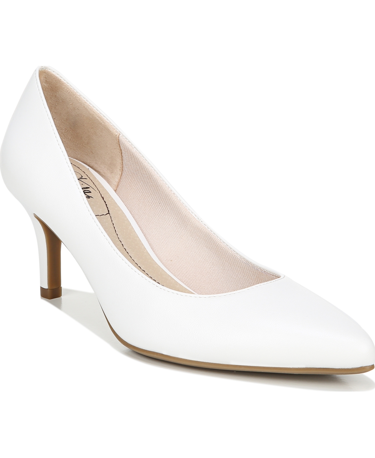 Click here for LifeStride Womens Sevyn Pointed Toe Pumps - White... prices