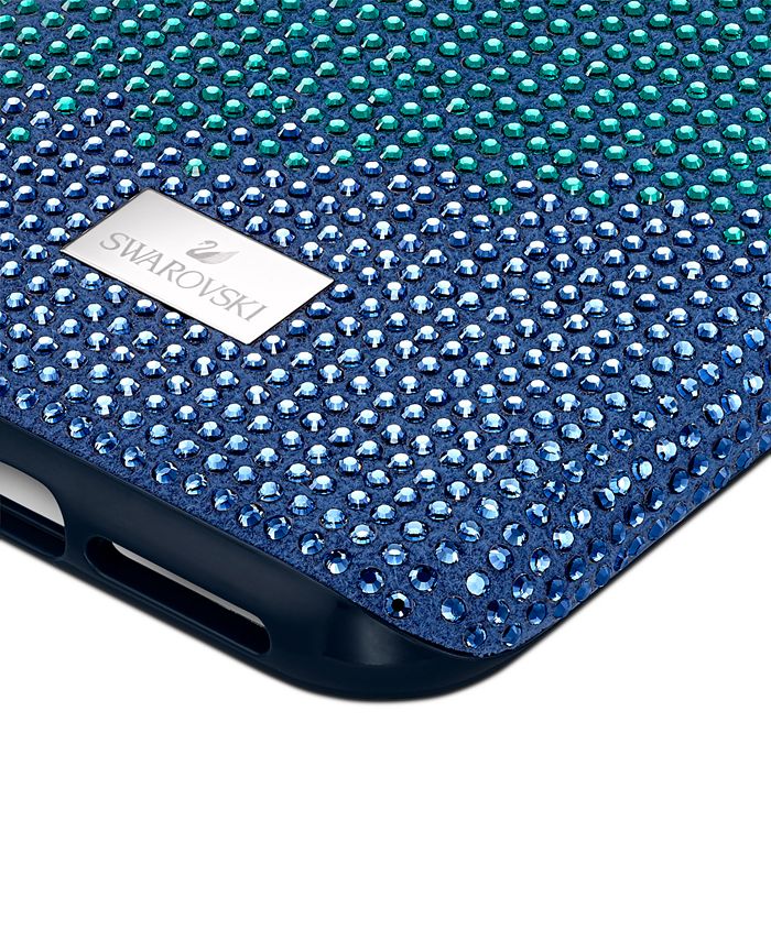 Swarovski Crystalgram Silver-Tone Crystal & Fabric iPhone 11 Pro ...