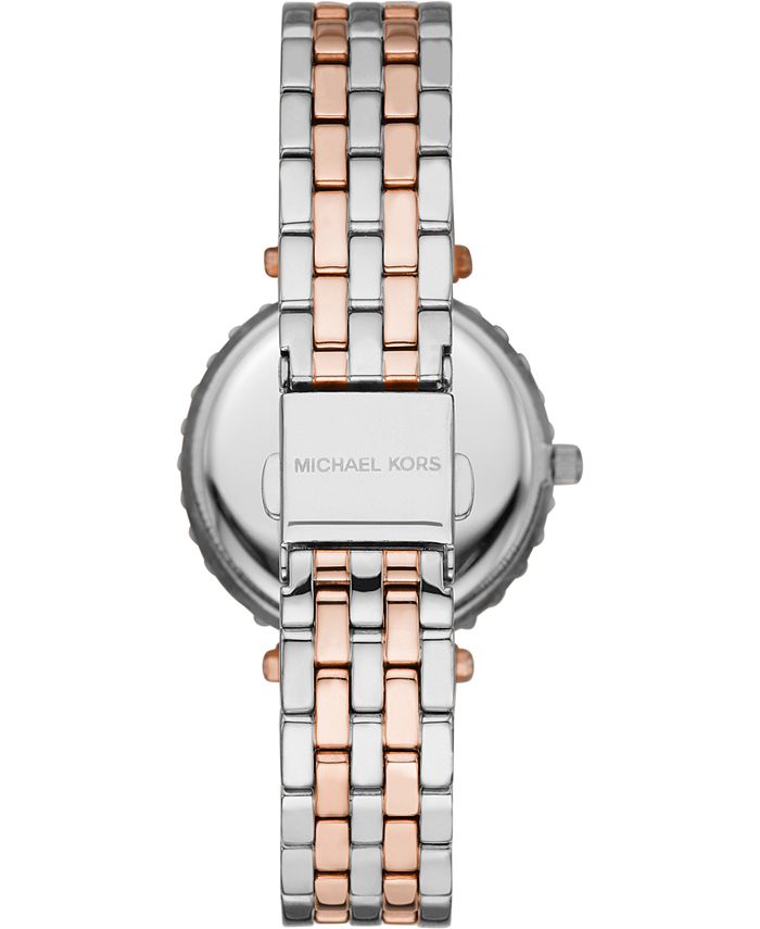 Michael Kors Women's Darci Two-Tone Stainless Steel Bracelet Watch 34mm ...