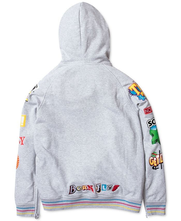 Born Fly Men's Slim-Fit Board Game Hoodie - Macy's