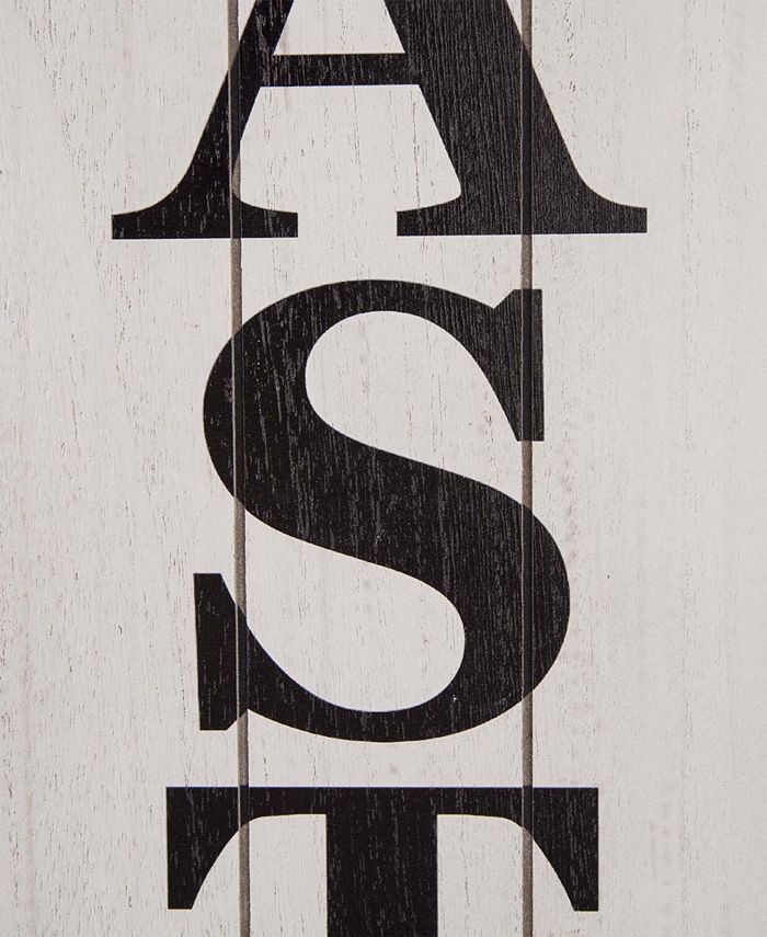 Glitzhome Wooden Easter Word Sign Porch Décor - Macy's