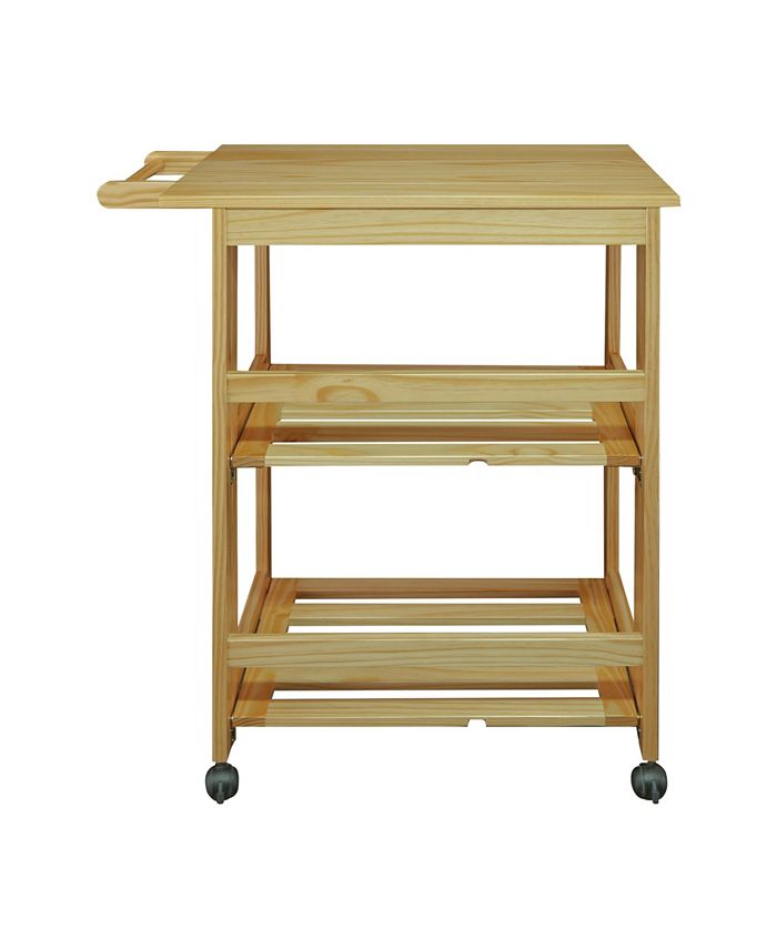 Yu Shan Trek Folding Kitchen Cart - Macy's