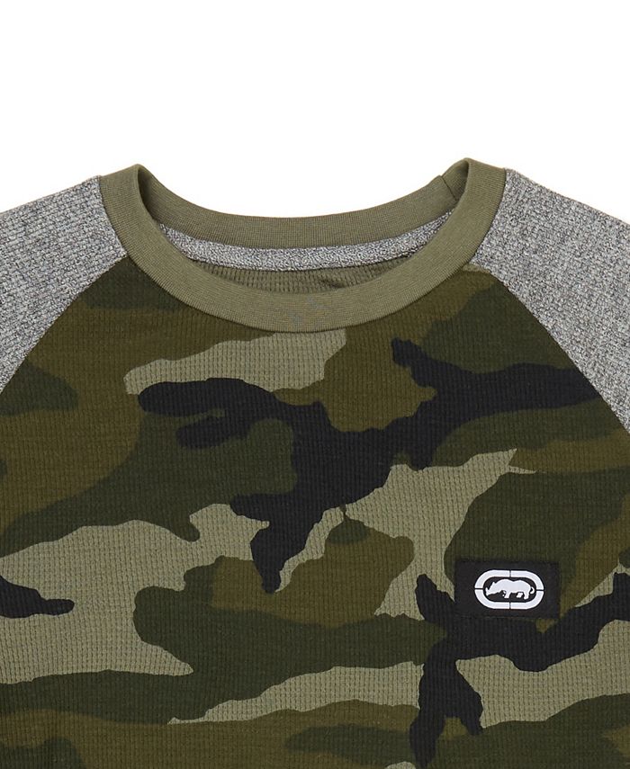Ecko Unltd Men's Mixed Up Thermal Raglan - Macy's