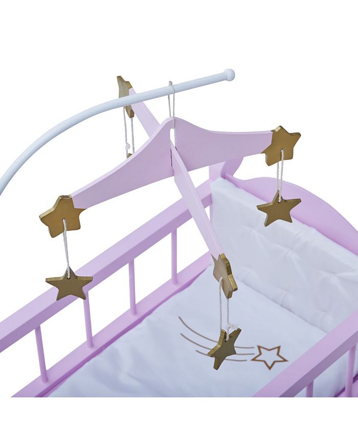 Olivia's Little World Twinkle Stars Princess Nursery Crib Bed - Macy's