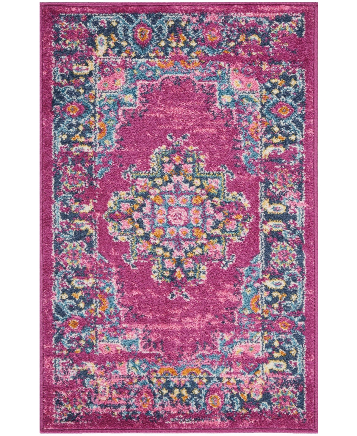 Click here for Long Street Looms Zeal ZEA03 Fuchsia 110 x 210 Are... prices