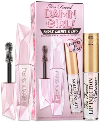 Too Faced 2-Pc. Lashes & Lips Set - Macy's