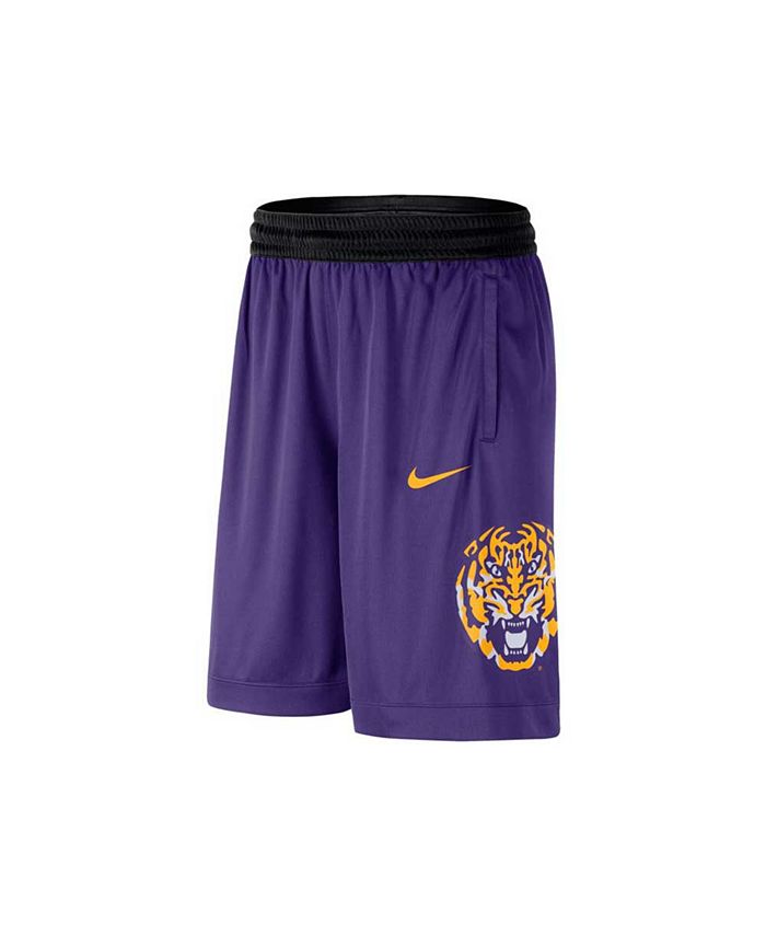 Nike Men's LSU Tigers Dri-Fit Taped Shorts - Macy's