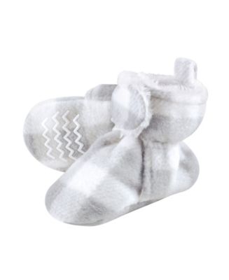 Hudson Baby Plush Fleece and Sherpa Snuggle Booties - Macy's