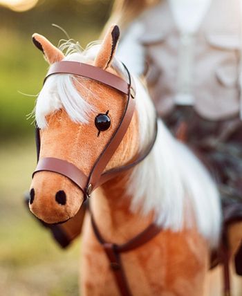 The Queen's Treasures American Chestnut Pony Set with Saddle, Reigns ...