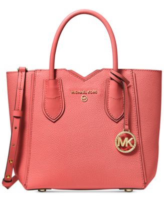 Michael Michael Kors Mae Small Leather Messenger - Macy's