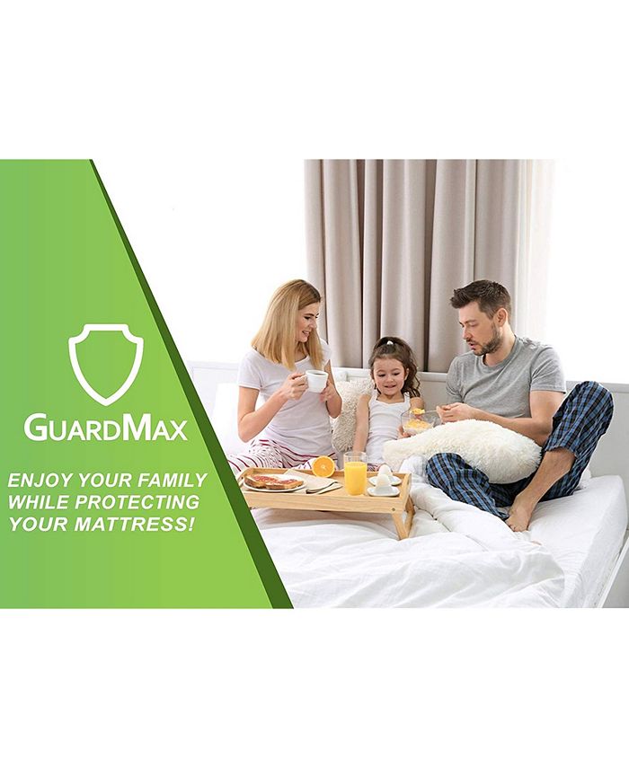 Guardmax Waterproof Zippered Mattress Encasement -King Size (11-13 Deep ...