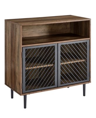 Walker Edison 32" Modern Metal Door Accent Cabinet - Macy's