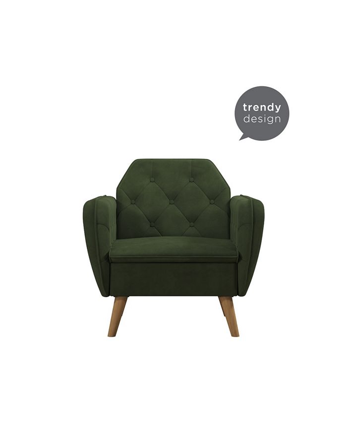 Novogratz Collection Tallulah Memory Foam Chair - Macy's