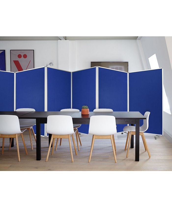 Screen Gems Commercial Residential Double-sided Wheeled 6 Panel Screen ...