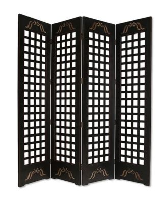 Screen Gems Double sided 4 Panel 7' x 7' Omega Screen - Macy's