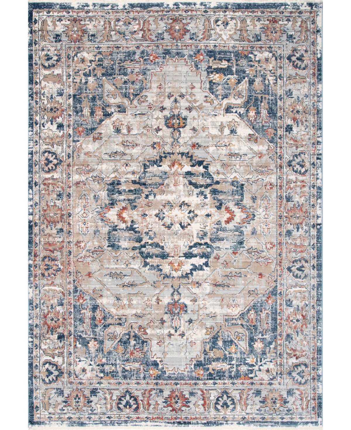 Click here for nuLoom Selina Kara Vintage-Inspired Gray 8 x 10 Ar... prices