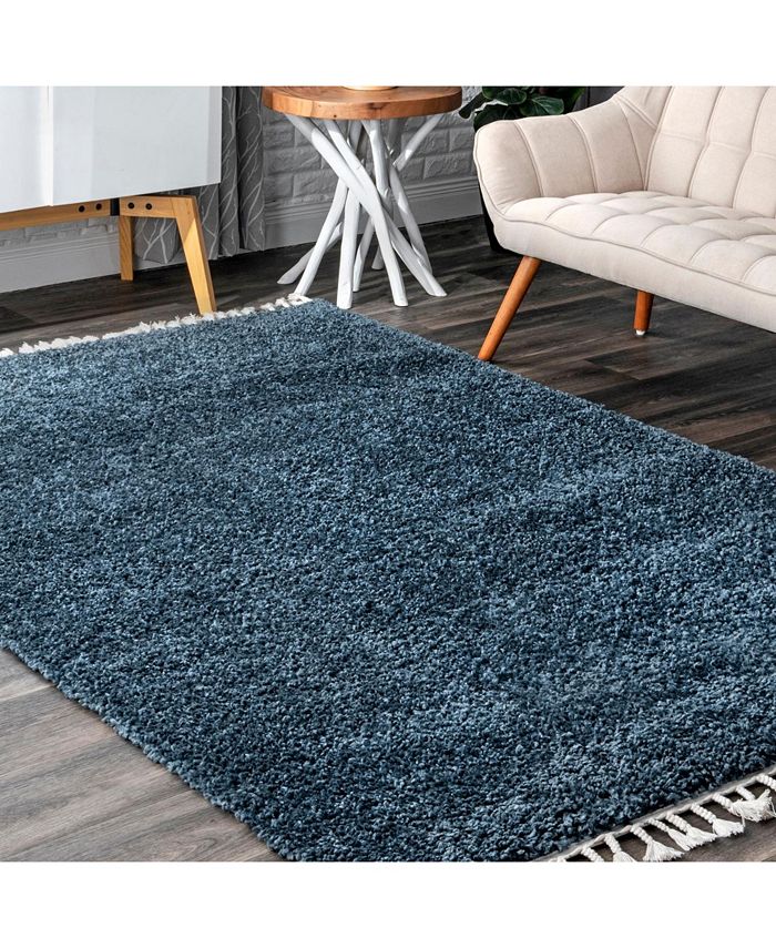 nuLoom Belleza Plush Neva 5'3" x 7'7" Area Rugs - Macy's