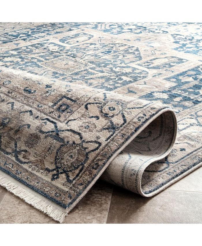 nuLoom Mystic Ehtel Medallion Fringe 8' x 10' Area Rug - Macy's