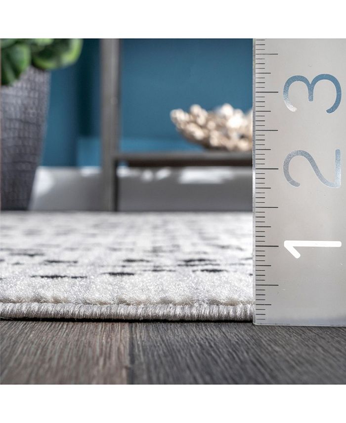 nuLoom Creek Contemporary Antonina Gray 6'7" x 9' Area Rug - Macy's