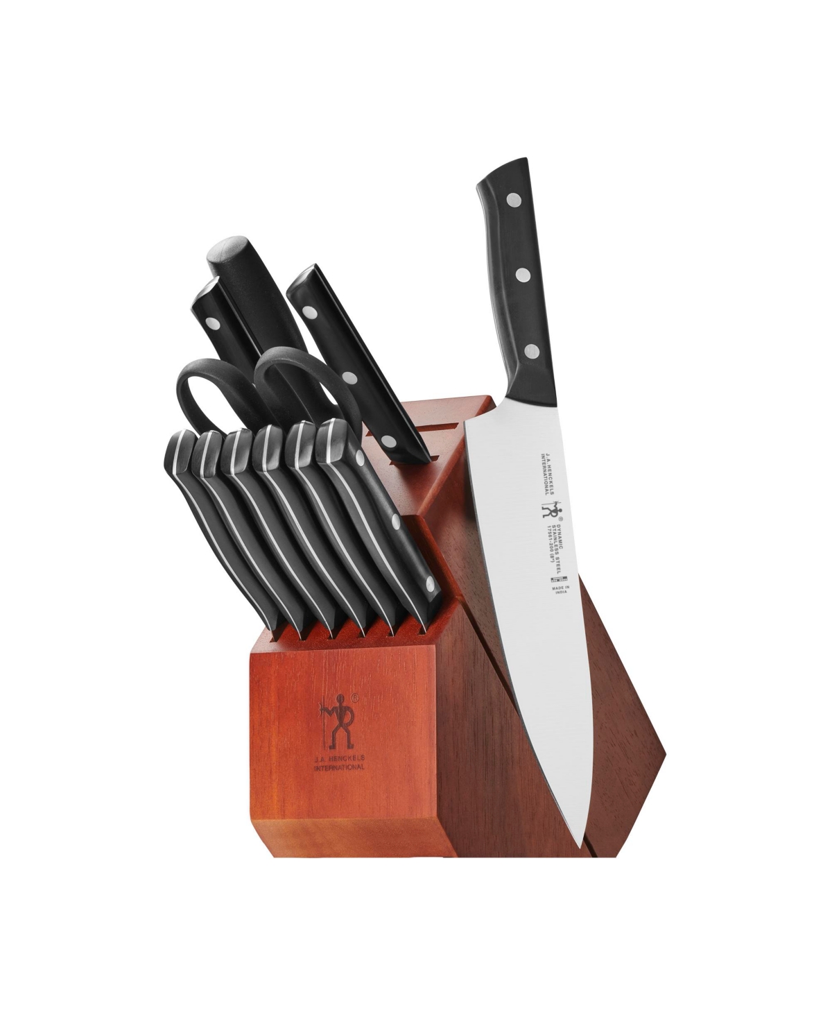 Henckels Dynamic 12-Pc. Cutlery Set - Black