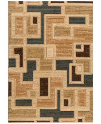 Kenneth Mink CLOSEOUT! Area Rug Northport J101 Blue 7'10" x 10'10" - Macy's