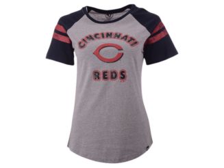 '47 Brand Women's Cincinnati Reds Fly Out Raglan T-shirt - Macy's