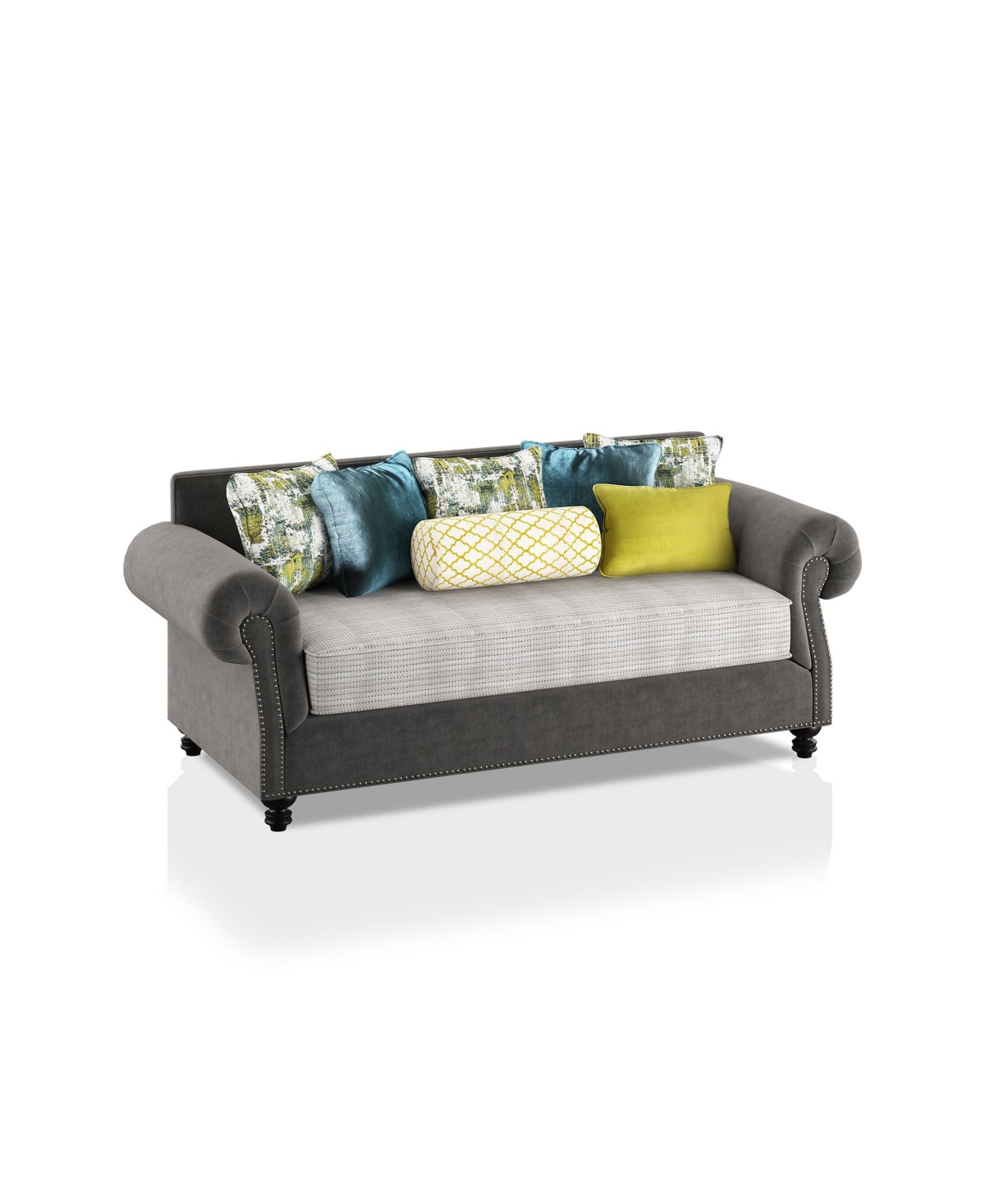 Click here for Furniture of America Briarcliffe Upholstered Sofa... prices