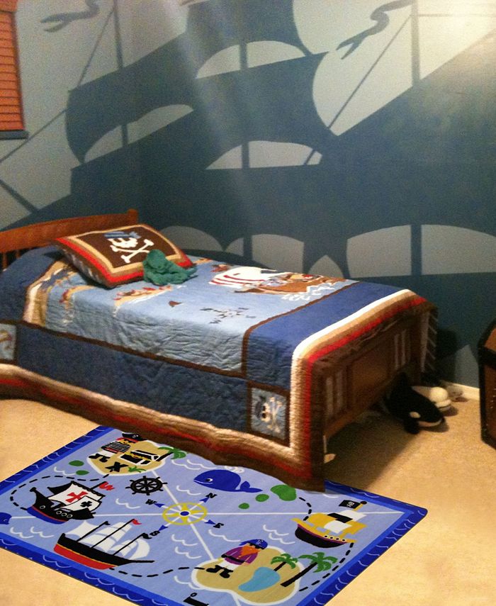 Fun Rugs Fun Time Buried Treasures 19" x 29" Area Rug - Macy's