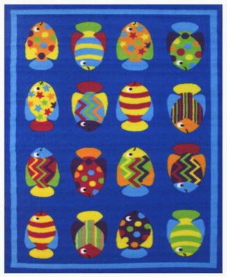 Fun Rugs Fun Time Fish Tank 19" x 29" Area Rug - Macy's