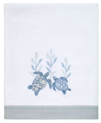 Avanti Caicos Sea Turtles Cotton Bath Towels - Macy's