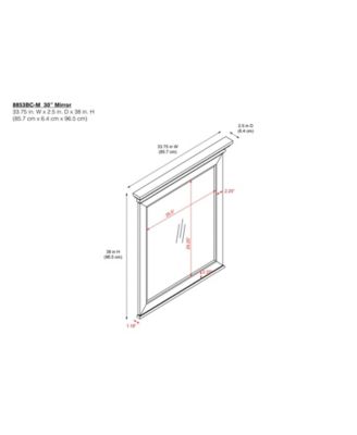 Dorel Living Jazmyne Bathroom Mirror - Macy's