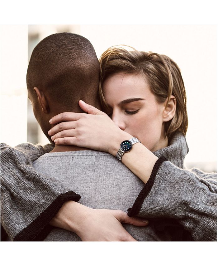 Bulova Women's Futuro Diamond Accent Stainless Steel Bracelet Watch ...