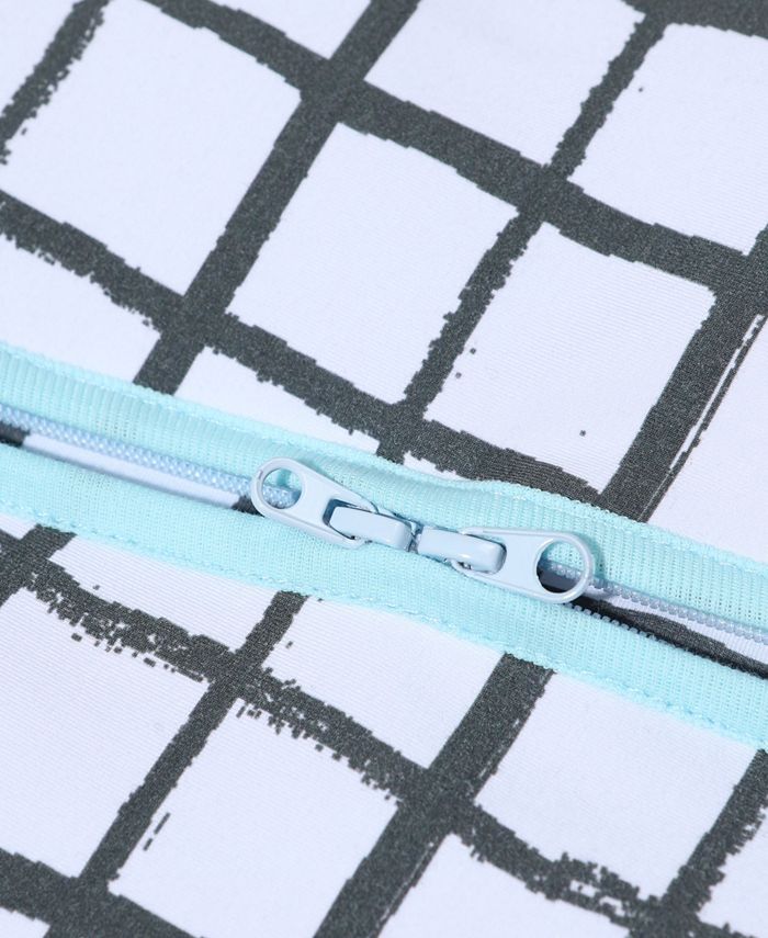 Earth Baby Outfitters Baby Boys Bamboo 2 Way Zippy Grid Coverall - Macy's