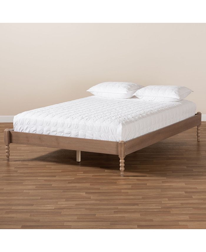 Furniture Furniture Cielle French Bohemian Queen Size Bed Frame - Macy's