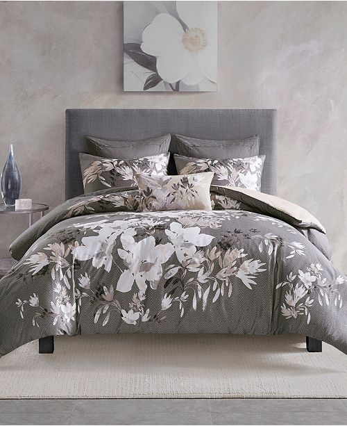 Natori Odessa 3 Piece Comforter Set - Full/Queen & Reviews - Comforters ...