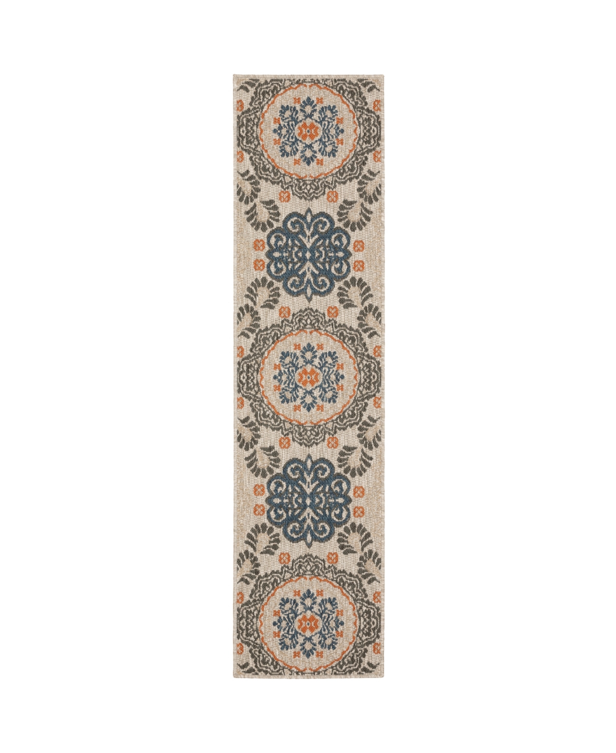 Click here for Oriental Weavers Latitude 1903W Gray 110 x 76 Runn... prices