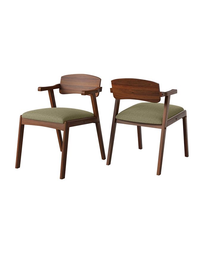 Handy Living Millie 7 Piece Mid Century Modern Rectangular Cherry ...