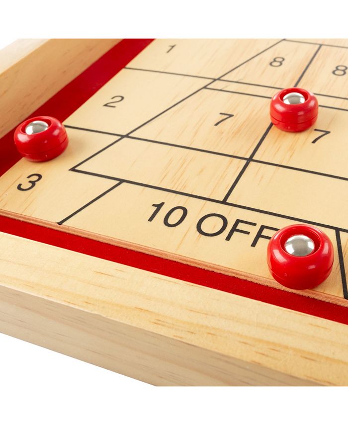 Trademark Global Hey Play Tabletop Shuffleboard Game - Portable Indoor ...