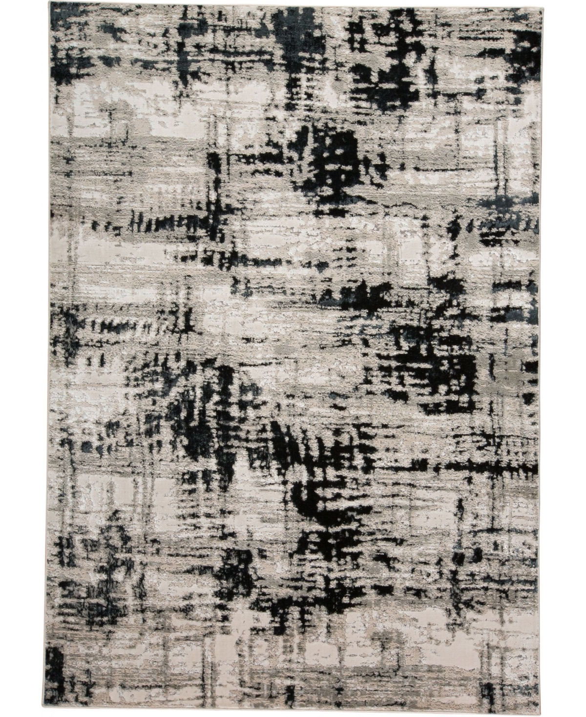 Click here for Feizy Micah R3339 Black 18 x 210 Area Rug - Black prices