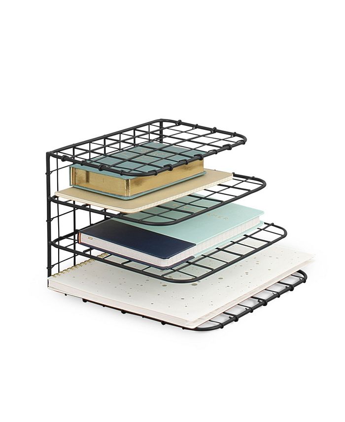 Spectrum Vintage-like Living Desktop Office File Folder Organizer - Macy's